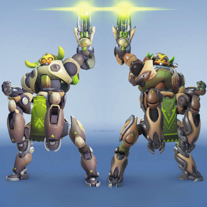 OW1 Orisa Vs OW2 Orisa 💚 - 9GAG