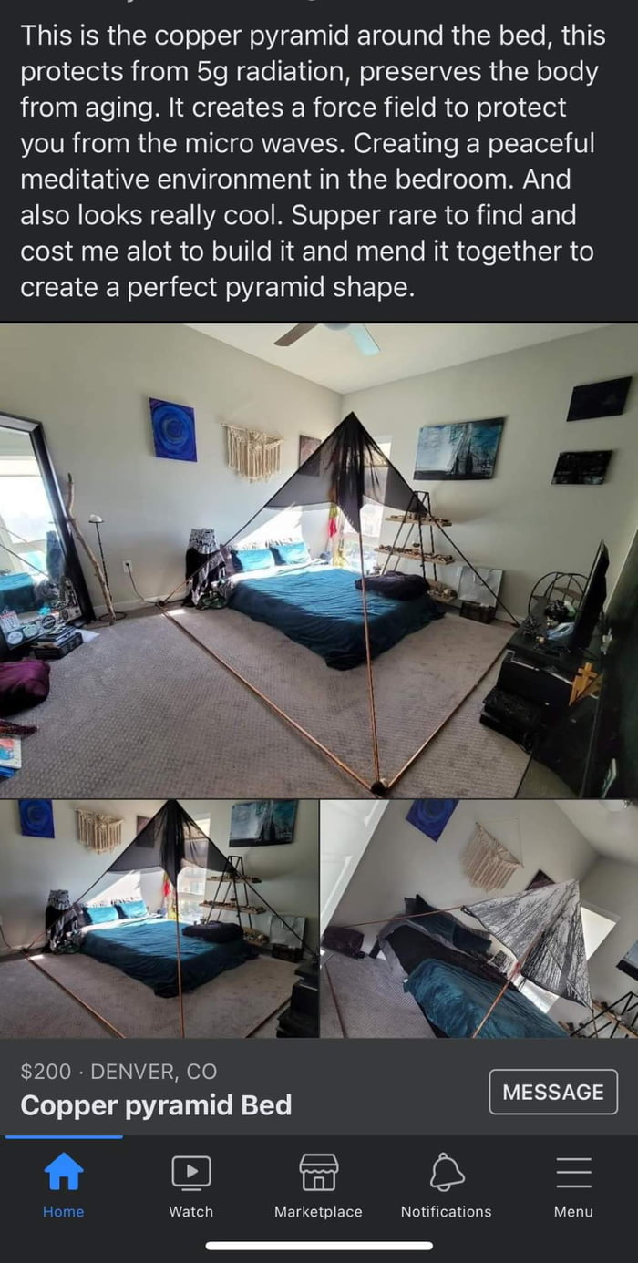 This copper bed triangle. - 9GAG