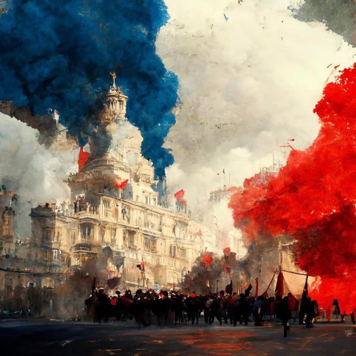 Liberté ~A lost 19th century painting of the French Revolution - 9GAG
