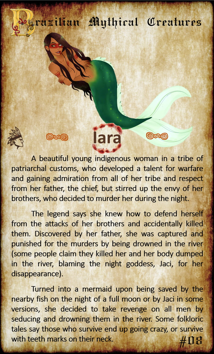 Brazilian Mythical Creatures #08 - Iara - 9GAG