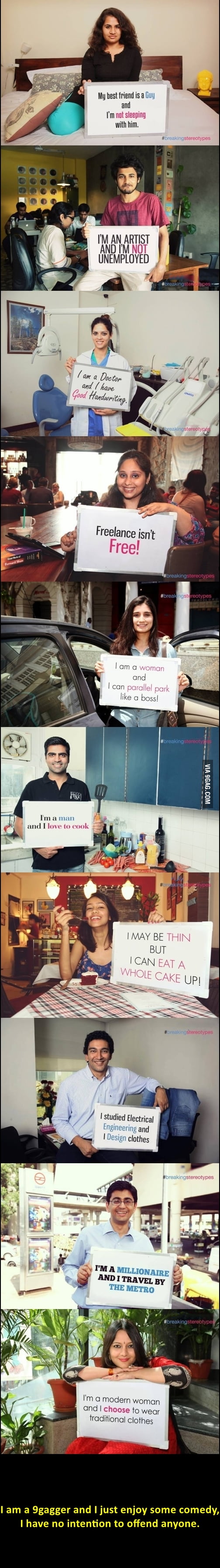 Breaking Stereotypes - 9GAG