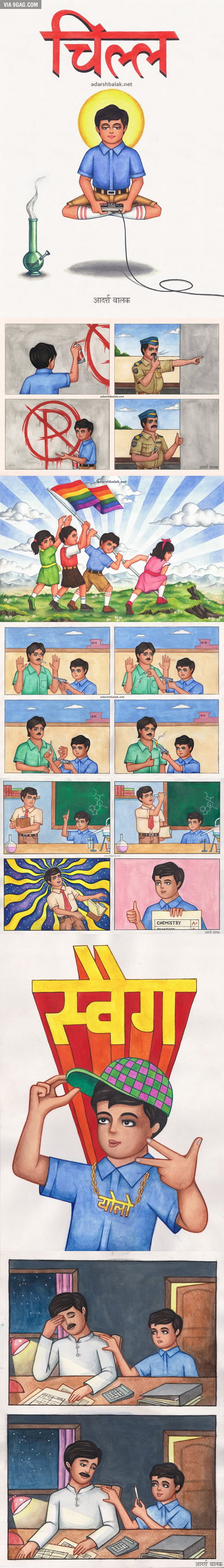 Adarsh Balak : Ideal Kid - 9GAG