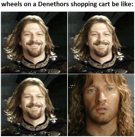 Meanwhile Denethor is looking for tomatoes - 9GAG