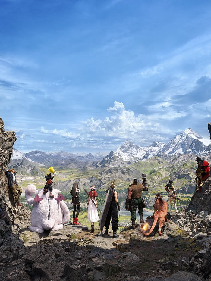 FF7 Remake (PS5) continues in just 7 weeks. The original game was ...