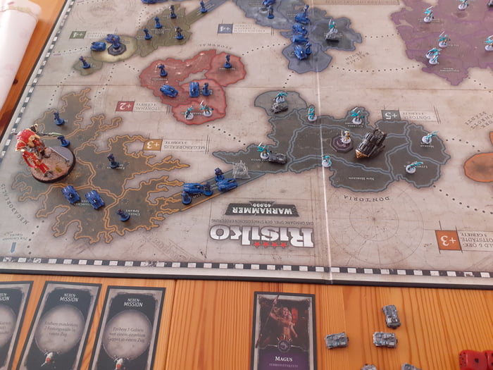 Risk - 40k Edition All Minis painted and some aditional Rules and units ...