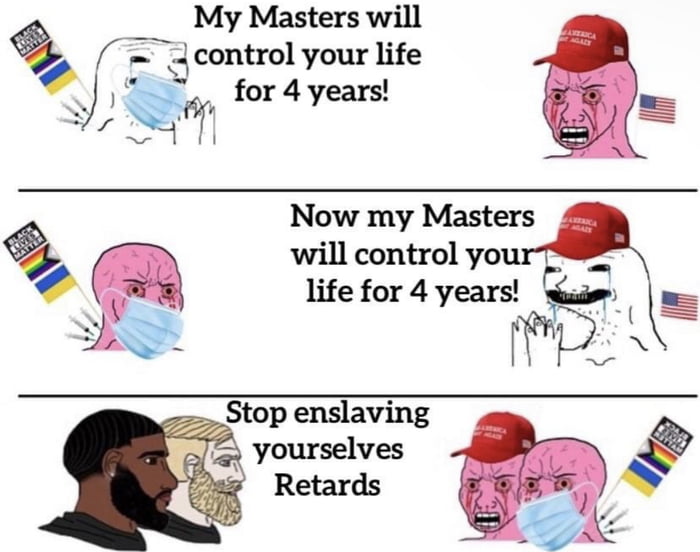 “My side good, your side bad”. We’re being manipulated. - 9GAG