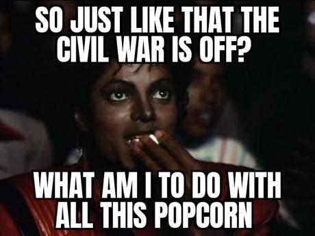 Popcorn Fight Meme