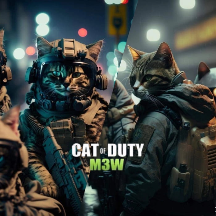 Cat of duty 😼🫡 - 9GAG