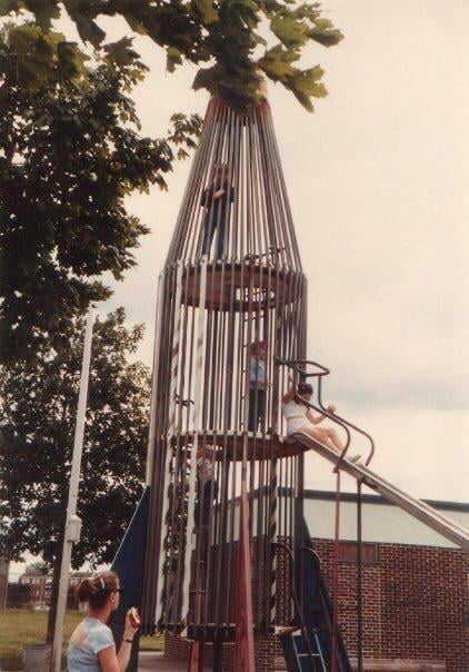 In the 60s, both the U.S. and the U.S.S.R. installed playgrounds with ...