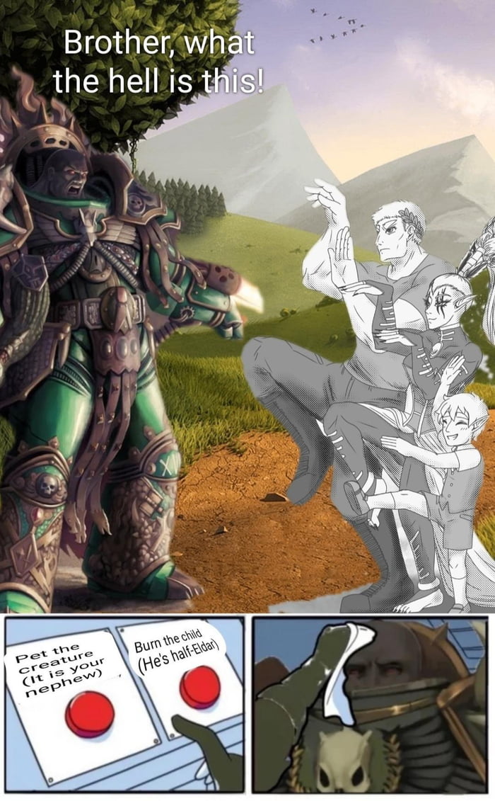 Vulkan always liked “hot” Eldar girls - 9GAG