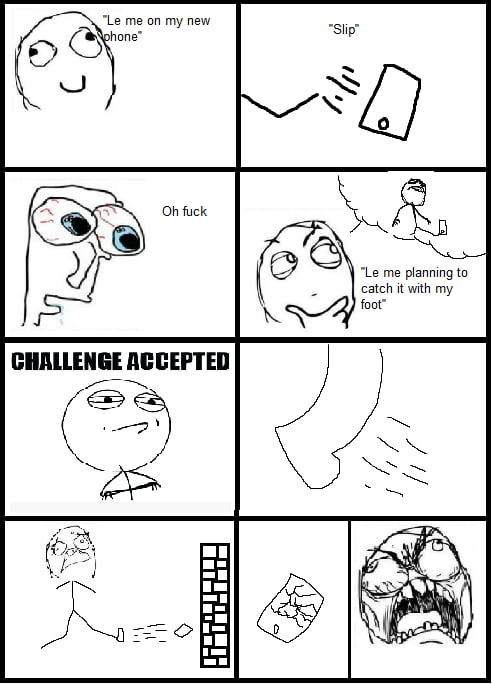 I made my first rage comic (made it with paint so low quality) - 9GAG