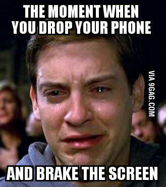 Phone drop - 9GAG