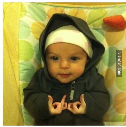 Gangster baby - 9GAG