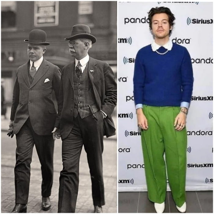 Fashion back then, vs fashion now. - 9GAG