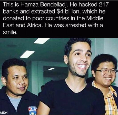 Hamza Bendelladj Known as “Smiling Hacker” A true hero. | Worth to watch