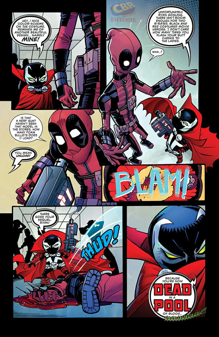 Spawn vs Deadpool - 9GAG