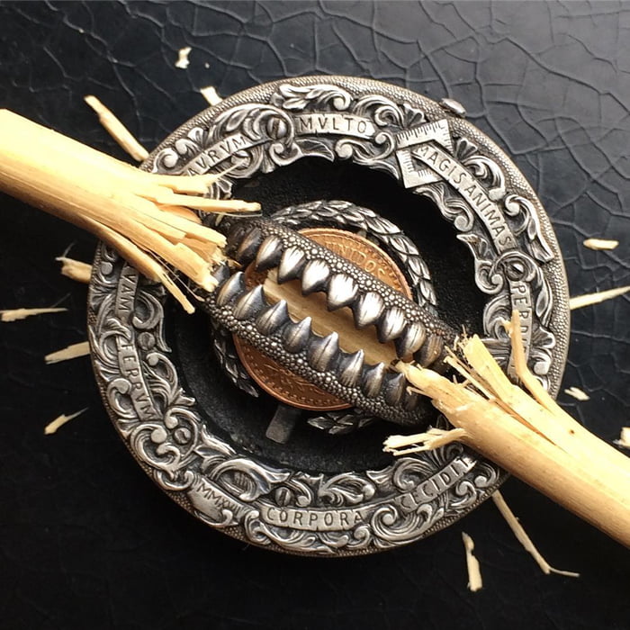 Artist Hand-Engraves Incredible Gold Bug Coin with Mechanical Wings - 9GAG