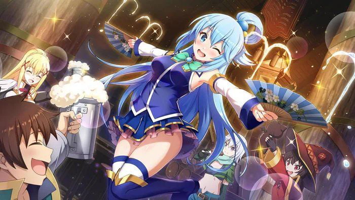 Daily waifu#6 Aqua she is C tier waifu(I don't want to say her useless ...