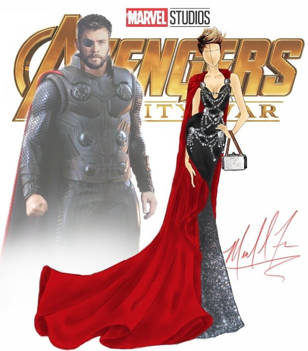 24 Marvel Costumes Reimagined As Elegant Evening Dresses - 9GAG