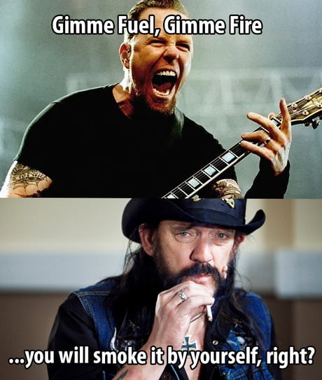 James Hetfield Fuel Meme