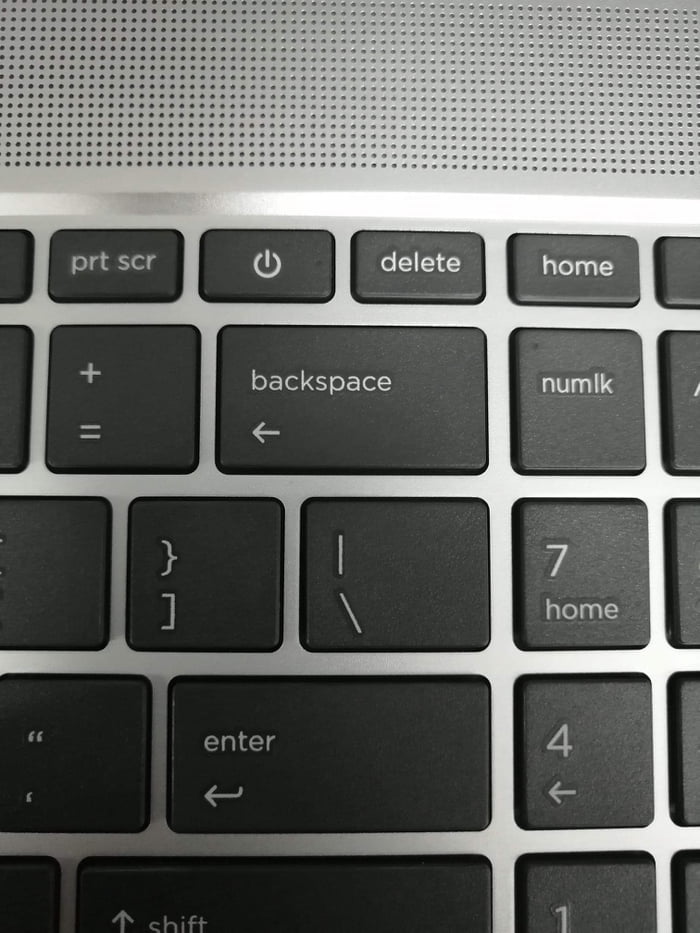 Power button placement; Well done HP. - 9GAG