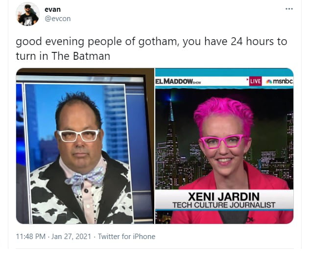 "Riddle me this, riddle me that, who's afraid of the big, black bat?" - 9GAG