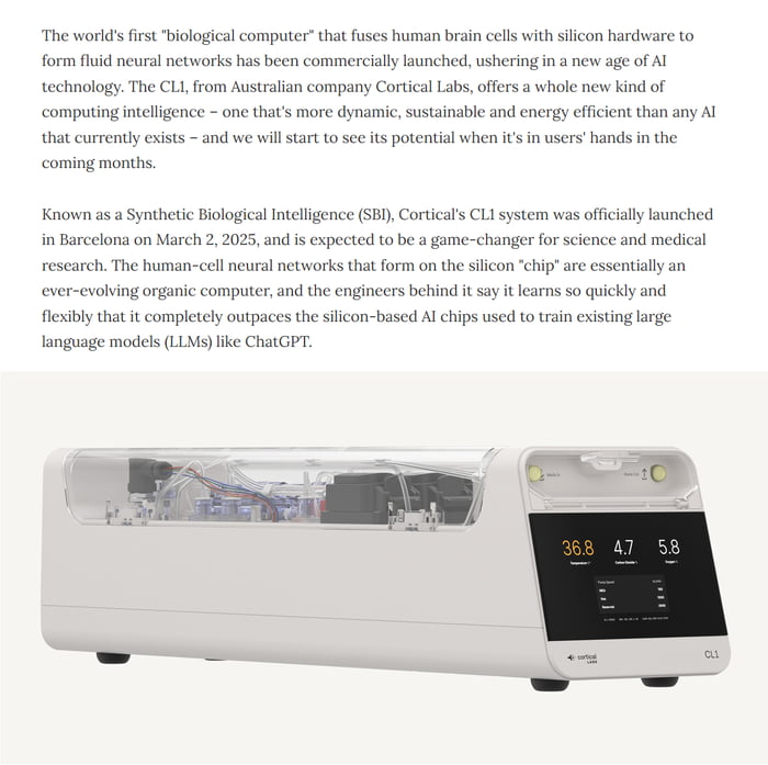 World’s first bio-computer is available for purchase as of today - 9GAG