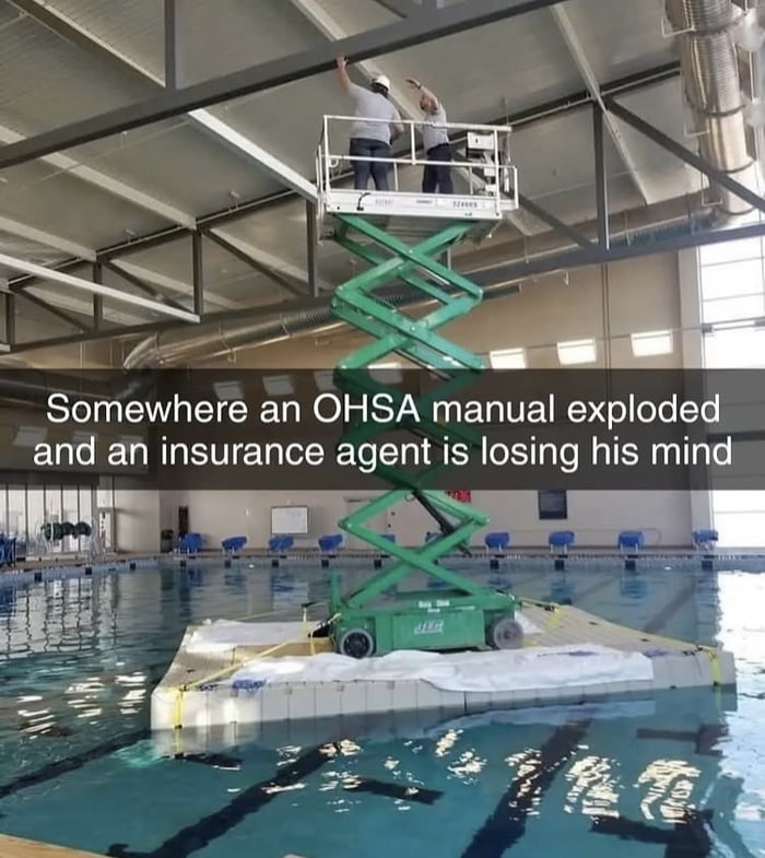Really? Right in front of my OSHA handbook? - 9GAG
