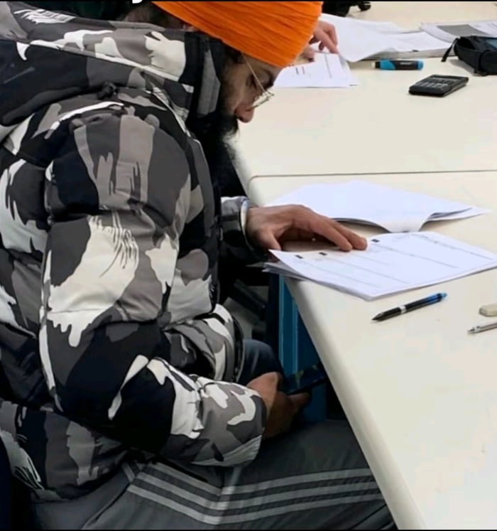 An international student successfully passing the written knowledge ...