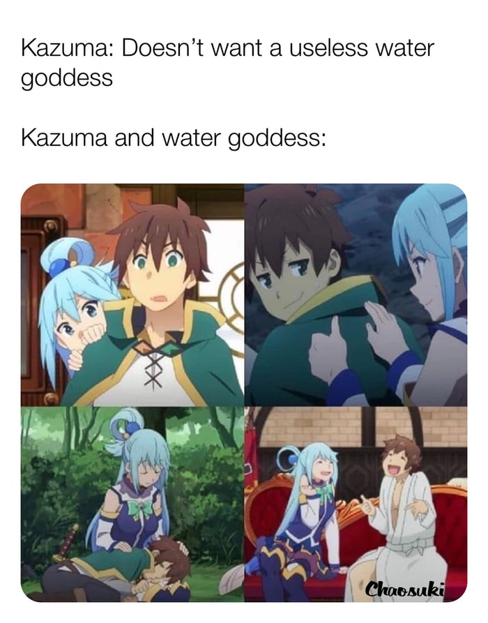 Aqua sama is not useless ! - 9GAG