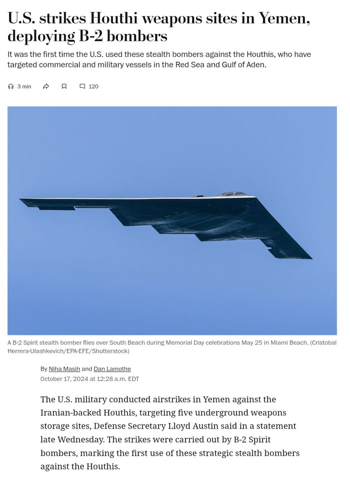 B2 bringing peace to the middle east. Next stop, Iran. - 9GAG