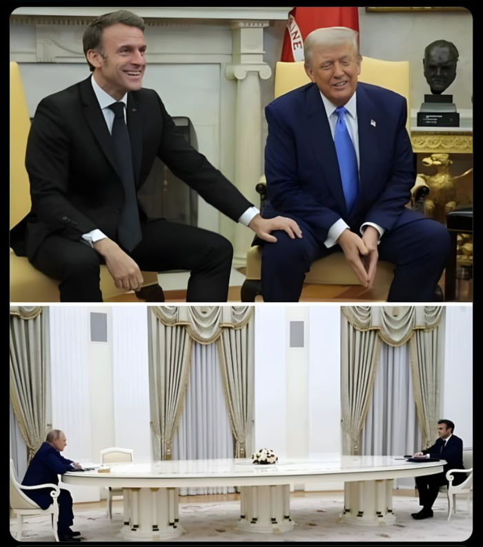 The only way to protect yourself from Macron's hand on your knee ...