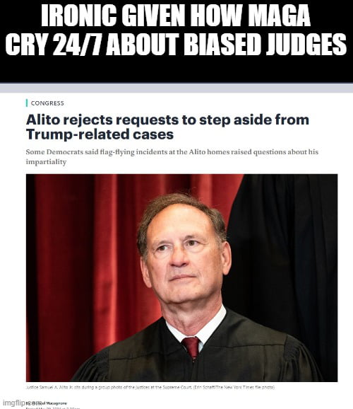 MAGA logic - a judge on the Trump case, has a staffer who one time ...