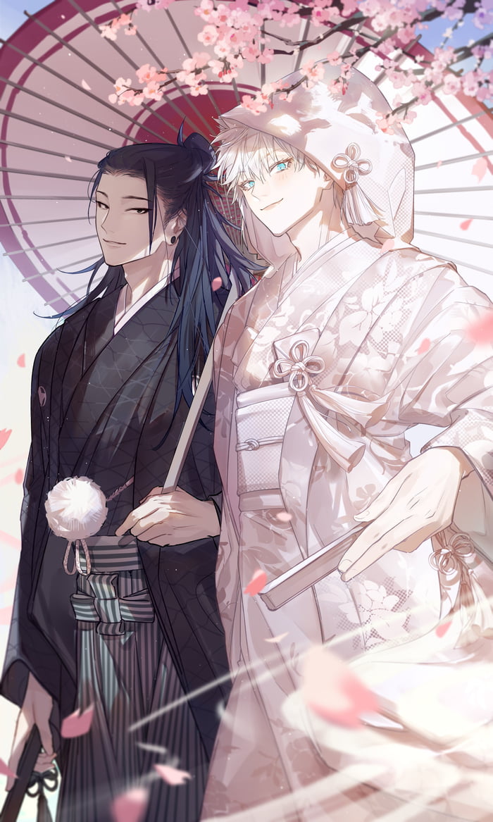 Gojo and geto by @qin_x5 on Twitter | - 9GAG