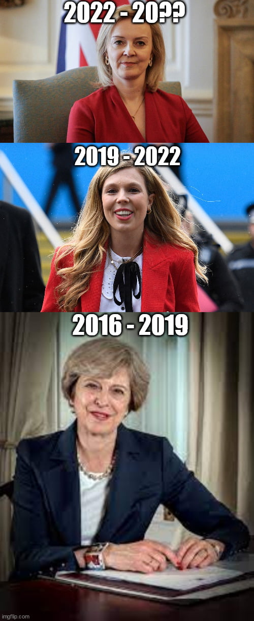 UK Elects Third Female Prime Minister in a Row. - 9GAG