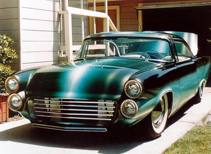 The Jade Idol. Based upon a '56 Mercury and built by custom car legend ...