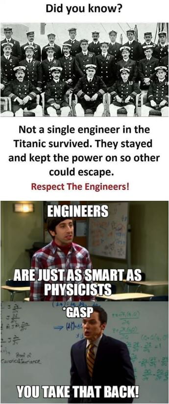 "Engineers are the Oompa Loompas of science" - Sheldon Cooper - 9GAG