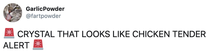 Woman Discovers Crystal That Looks Like Fried Chicken - 9GAG