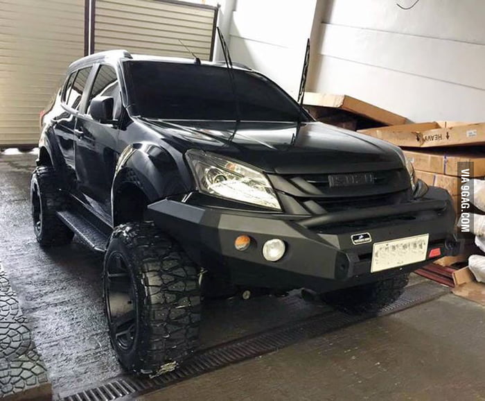 Got my Isuzu MU-X a total makeover. Thoughts? - 9GAG