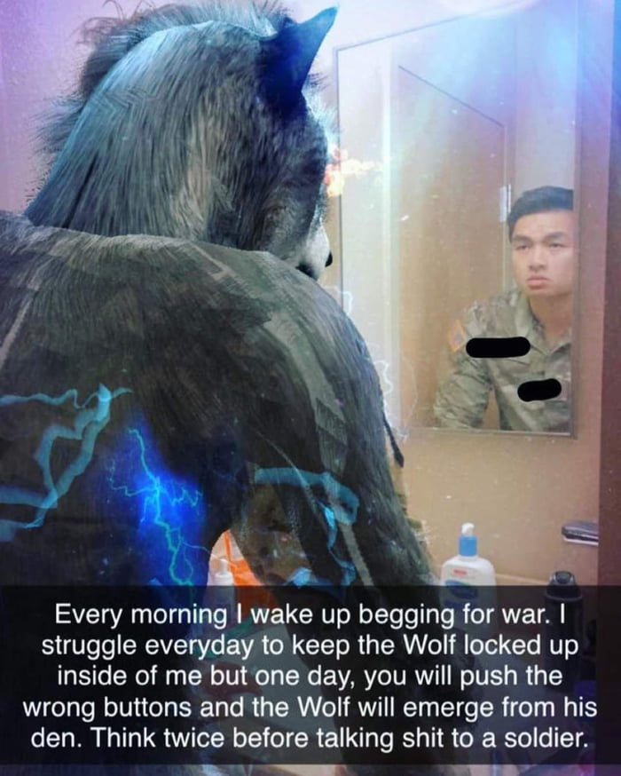 Inside you there are two wolves - 9GAG