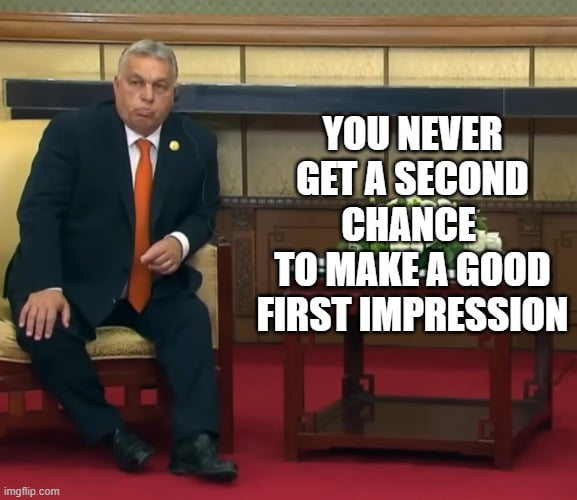 Good first impression - 9GAG