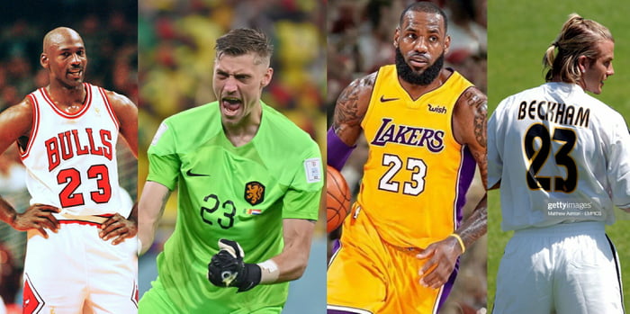 All the GOATs wear number 23! - 9GAG