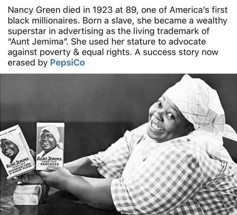 Aunt Jemima is an icon of self-made, black success. No wonder the left ...