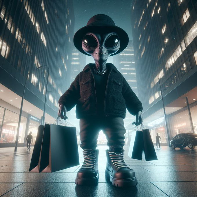 The Miami Mall Alien - 9GAG