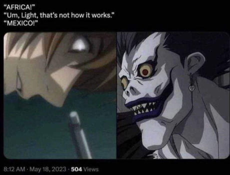 Death Note Meme Death Note