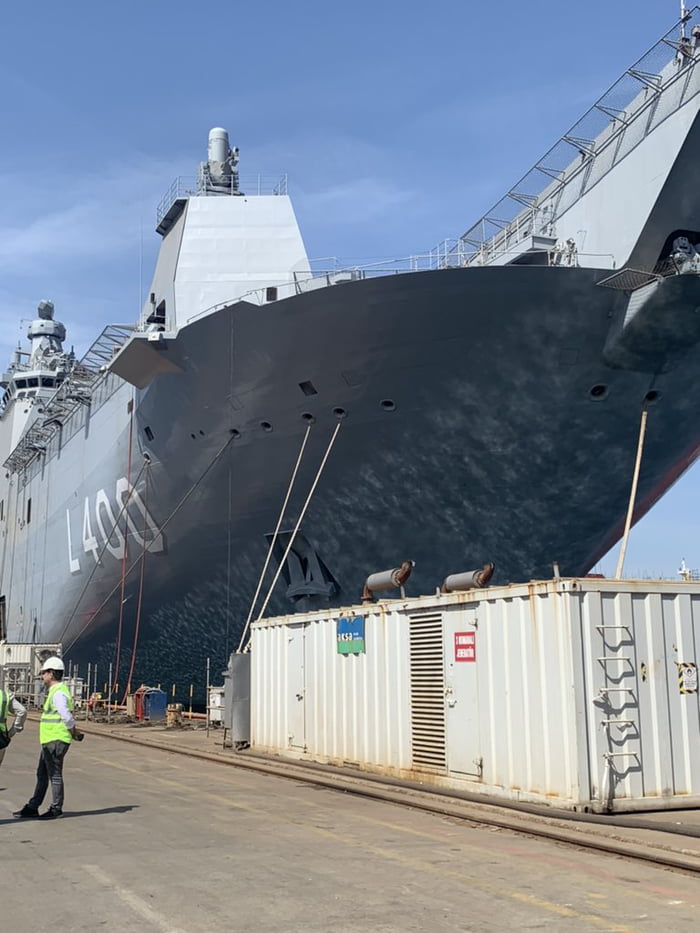 Turkish Navy's Drone Aircraft Carrier TCG Anadolu L400 is ready. This ...