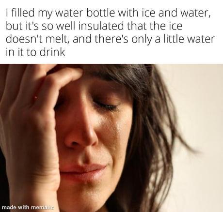 Best Funny water bottle Memes - 9GAG