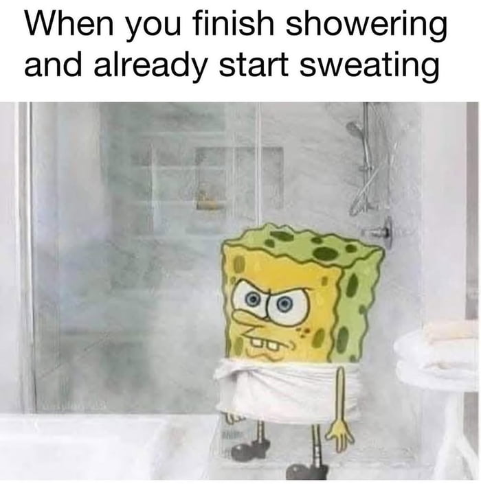 The immediate post-shower struggle is too real - 9GAG