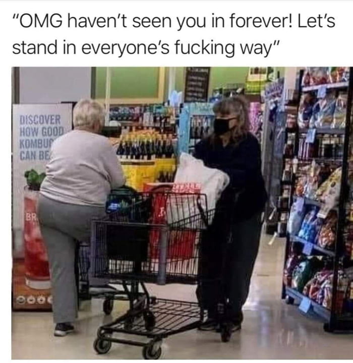 Get outta my way, ya' old twats. - 9GAG