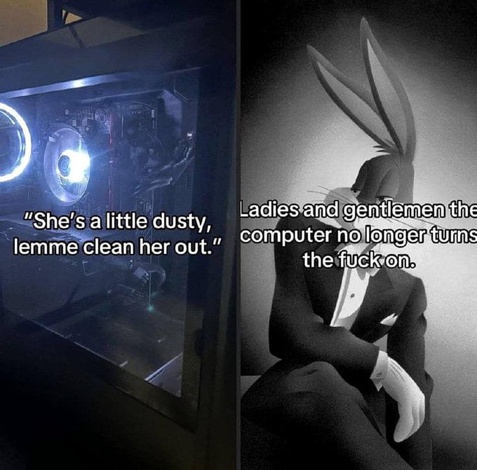 There was load bearing dust - 9GAG